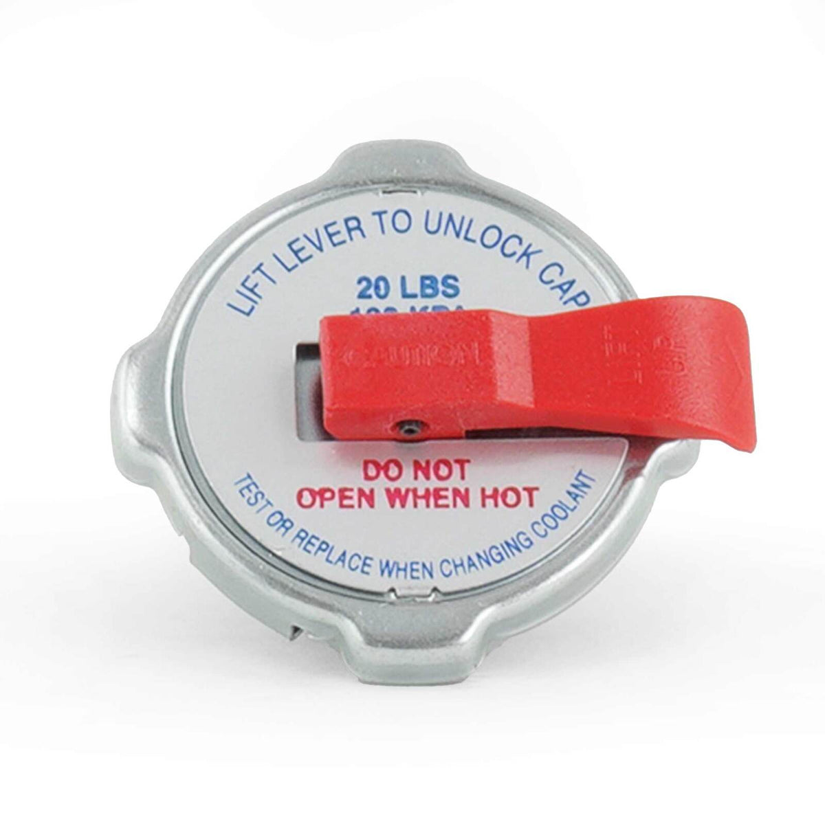 PWR Radiator Cap Large 20psi Closed Valve with Lever - Garage 7