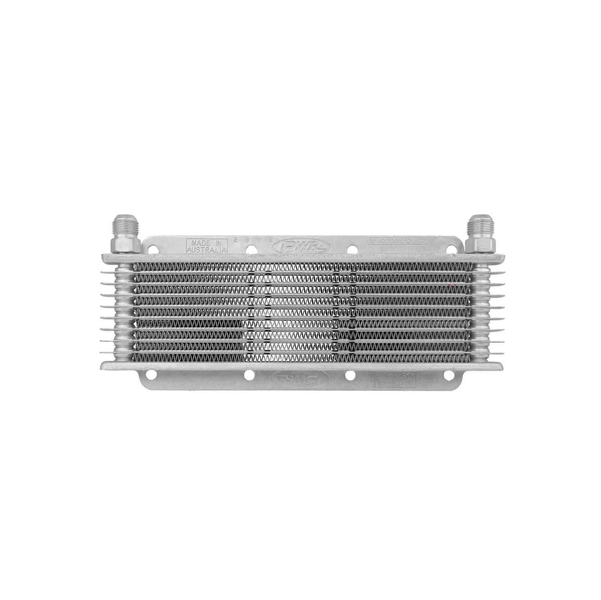 PWR Trans Oil Cooler & Diff Cooler - 280 x 80 x 19mm - 6AN fittings ...